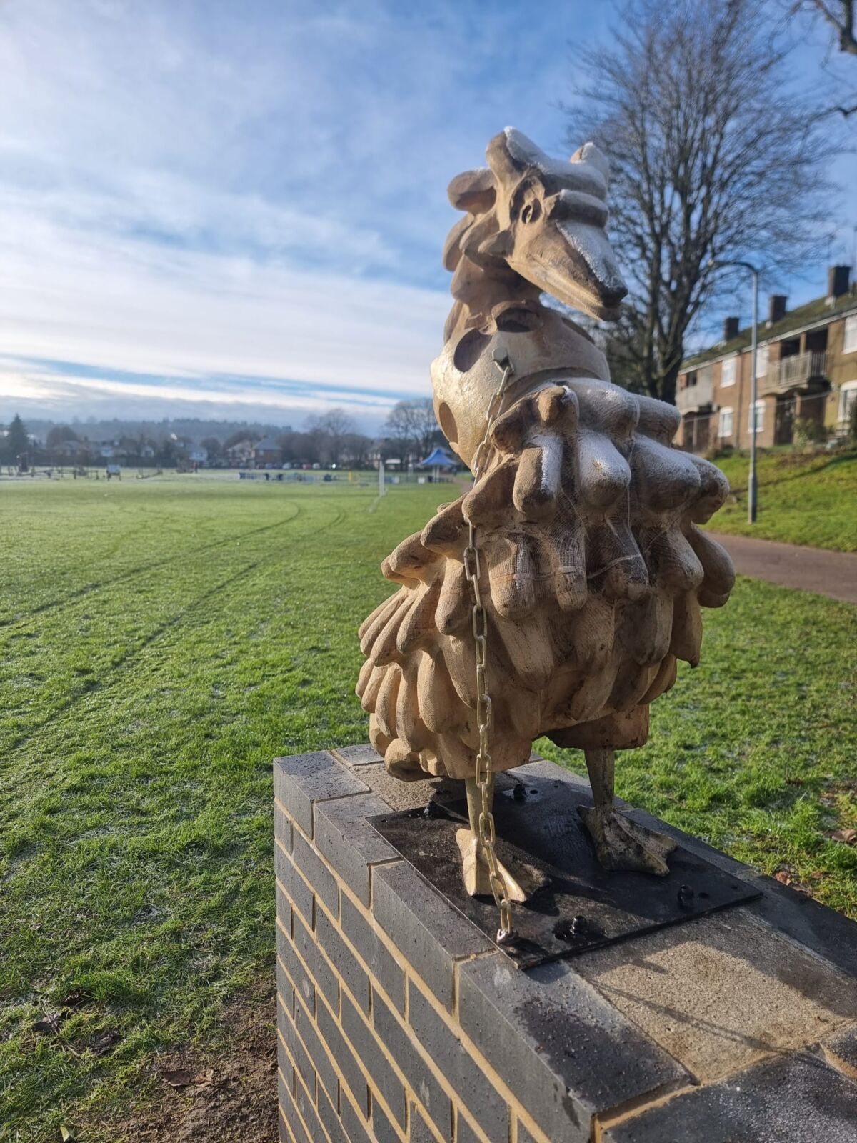 Swan Jewel Wooden Sculpture – Dunstable Town Council